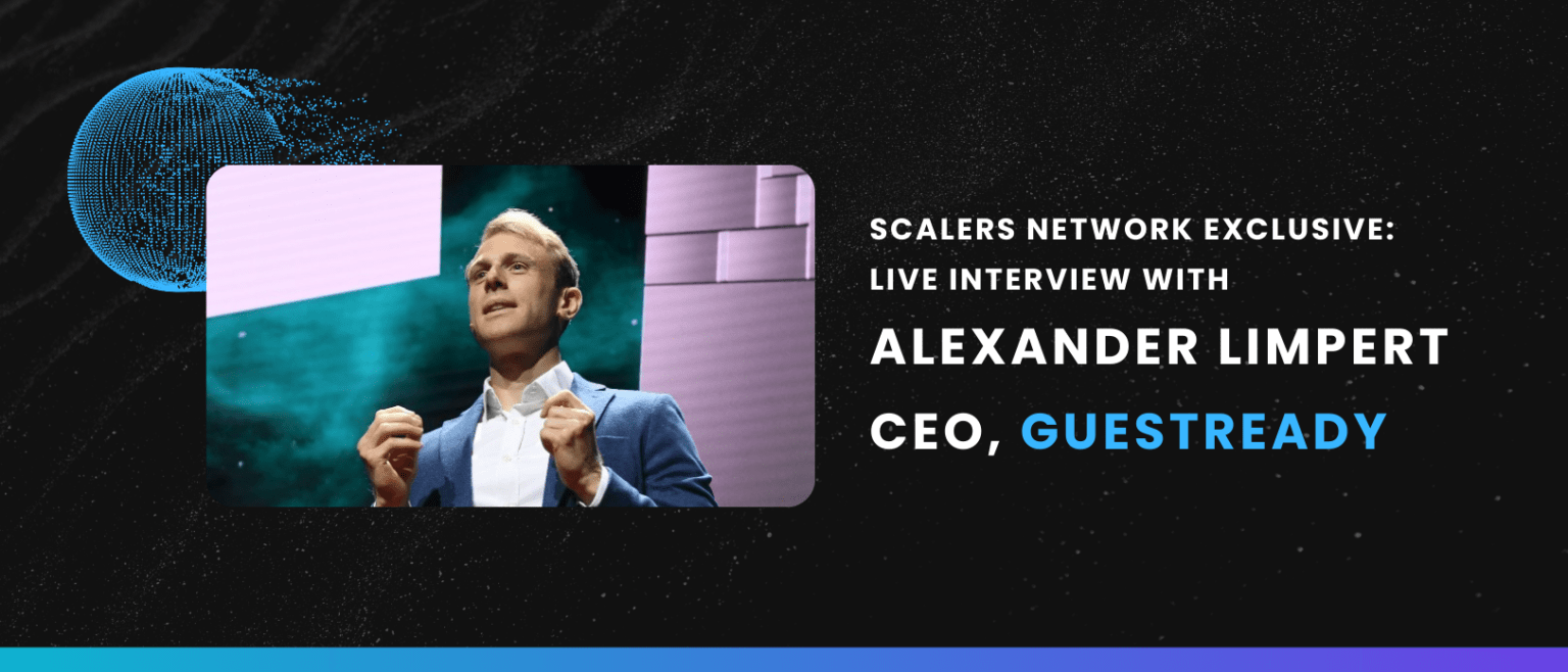 LIVE INTERVIEW on Scalers Network with GuestReady CEO Alexander Limpert ...