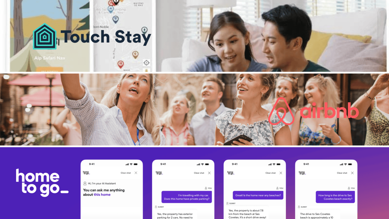 Récapitulatif : Airbnb supprime 5 000 Expériences, HomeToGo dévoile Super IA Sunny, Touch Stay ...